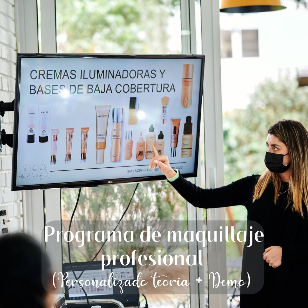 Programa de maquillaje profesional (PERSONALIZADO T&D)